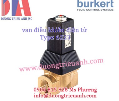 Van điều khiển điện từ Burkert Type 6223 / Article No. 132202 - CÔNG TY CỔ PHẦN DƯƠNG TRIỀU ANH