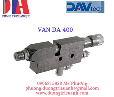 Van kim DA 400 DAV Tech | Van kim Davtech DA 500 | Valve Davtech chính hãng - CÔNG TY CỔ PHẦN ...