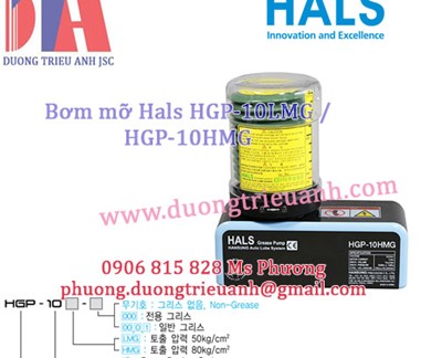 Bơm mỡ Hals HGP-10LMG | Bơm mỡ Hals HGP-10HMG - CÔNG TY CỔ PHẦN DƯƠNG ...