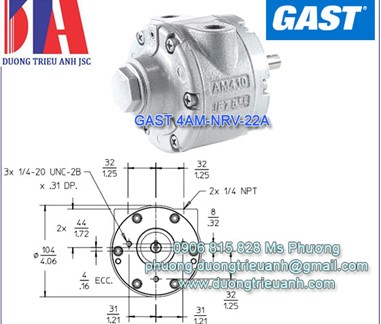 GAST 4AM-NRV-22A | Cung cấp chính hãng Gast tại Việt Nam - CÔNG TY CỔ ...