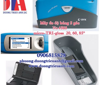 Máy đo độ bóng 3 góc BYK 20, 60 và 85° | Micro-TRI-gloss BYK no.4563 - CÔNG TY CỔ PHẦN DƯƠNG ...